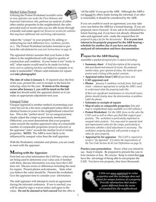 Protesting Your Property Value | PDF