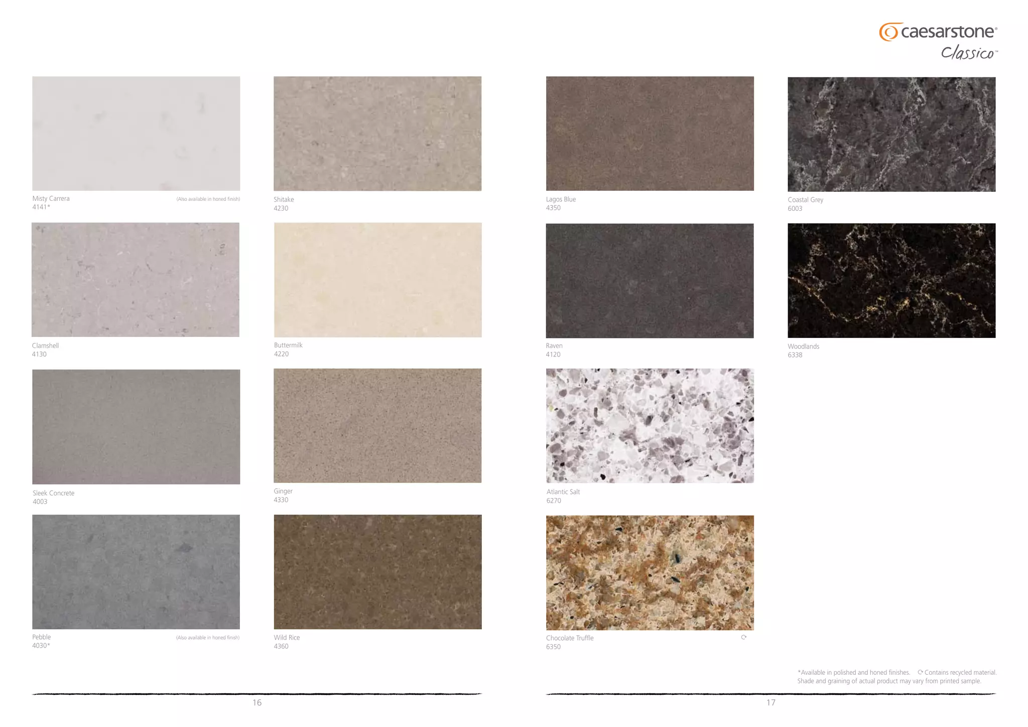 2016 Caesarstone consumer_brochure Motivo Collection | PDF