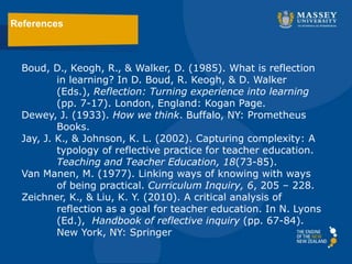 Principles of reflective writing | PPTX