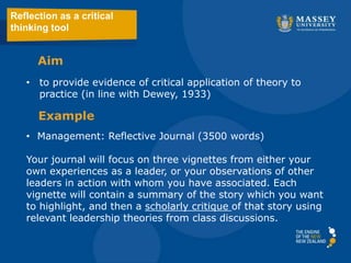 Principles of reflective writing | PPTX