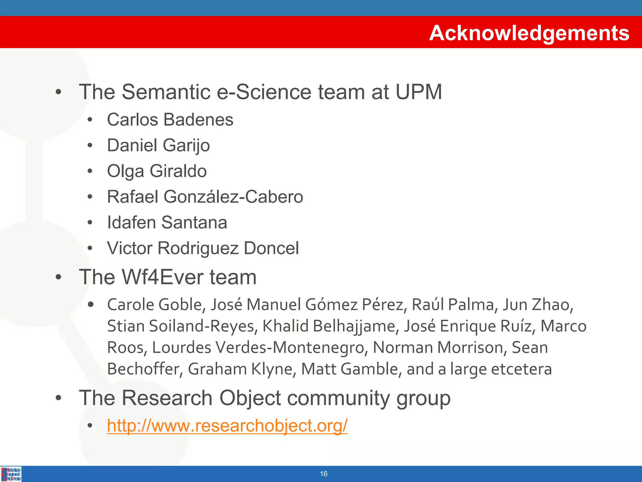 Reproducibility Using Semantics: An Overview | PPT