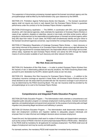 2016 Revised POEA Rules and Regulations | PDF