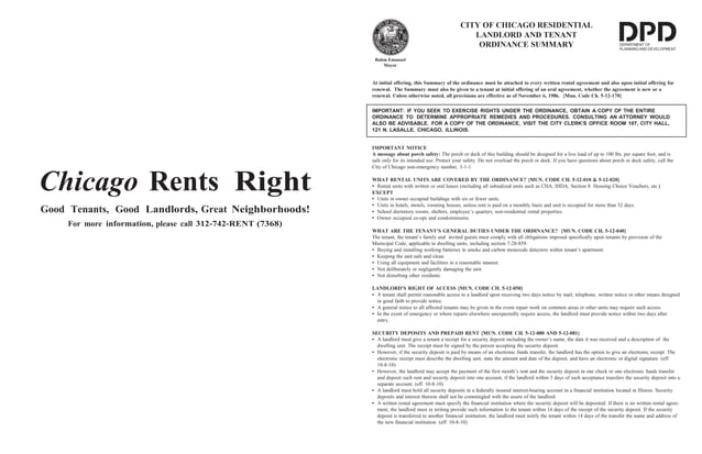 2016 Chicago RLTO Summary | PPT