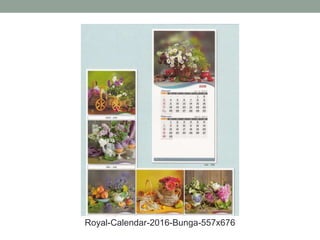 2016 royal calendars printed products | PPT