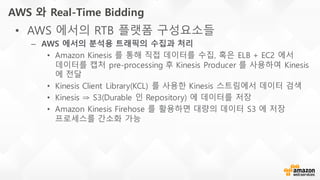 [백서 요약] Building a Real-Time Bidding Platform on AWS | PPT