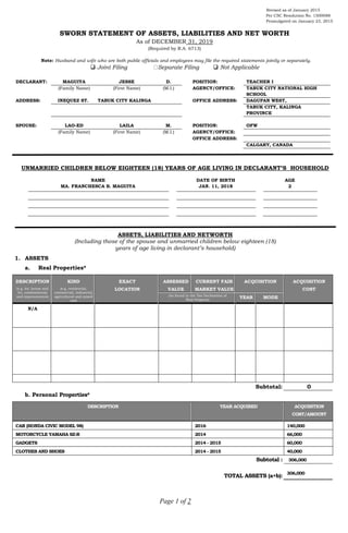 2016 SALN Form (2020).doc