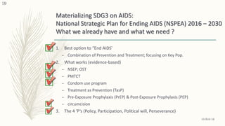 Materializing sustainable development goals for health time for action ...