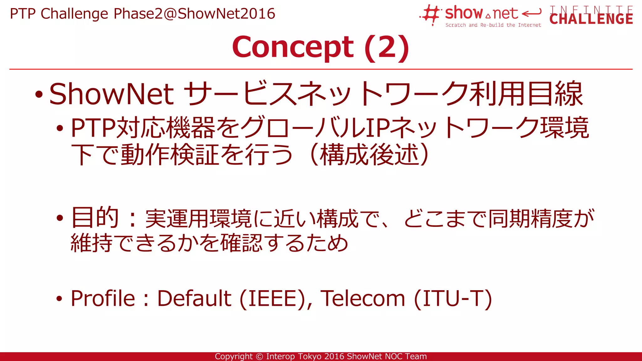 2016-ShowNet-PTP (Precision Time Protocol) | PPTX