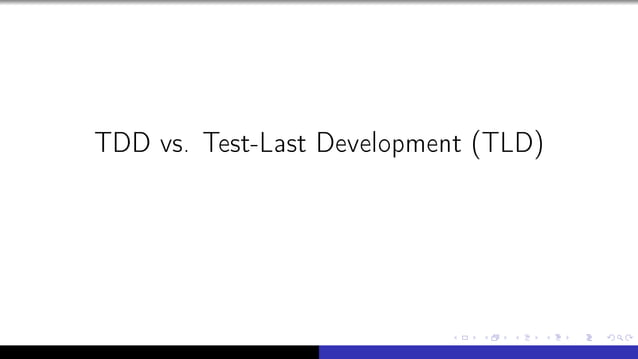 Agile Methods, Week 4: Test-Driven Development | PPT