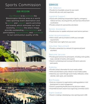 BN Sports Commission event services brochure | PDF | Business Expos ...