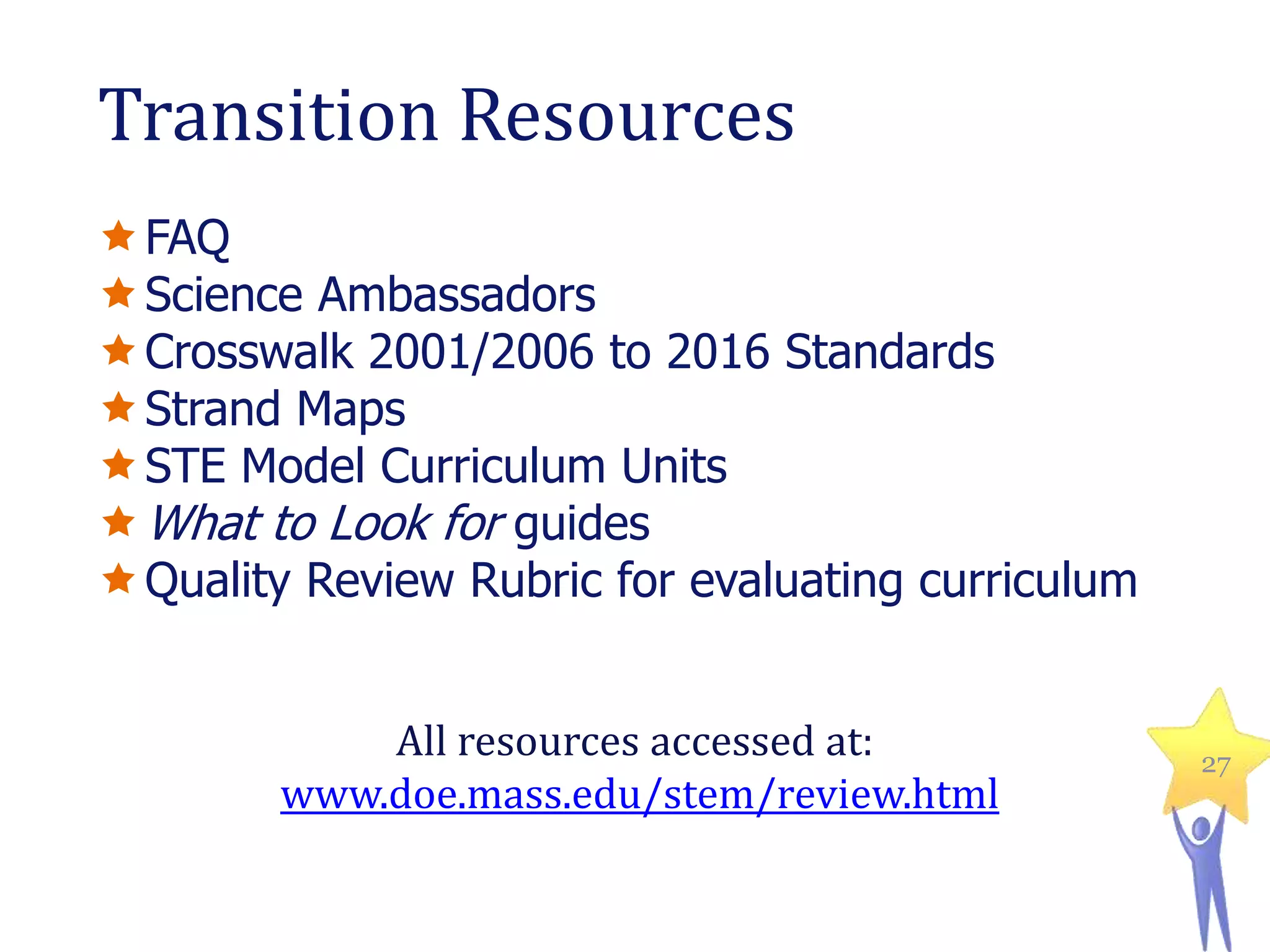 2016 ste standardsoverview | PPTX