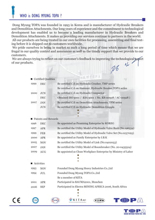 2016 TOPA Brochure | PDF