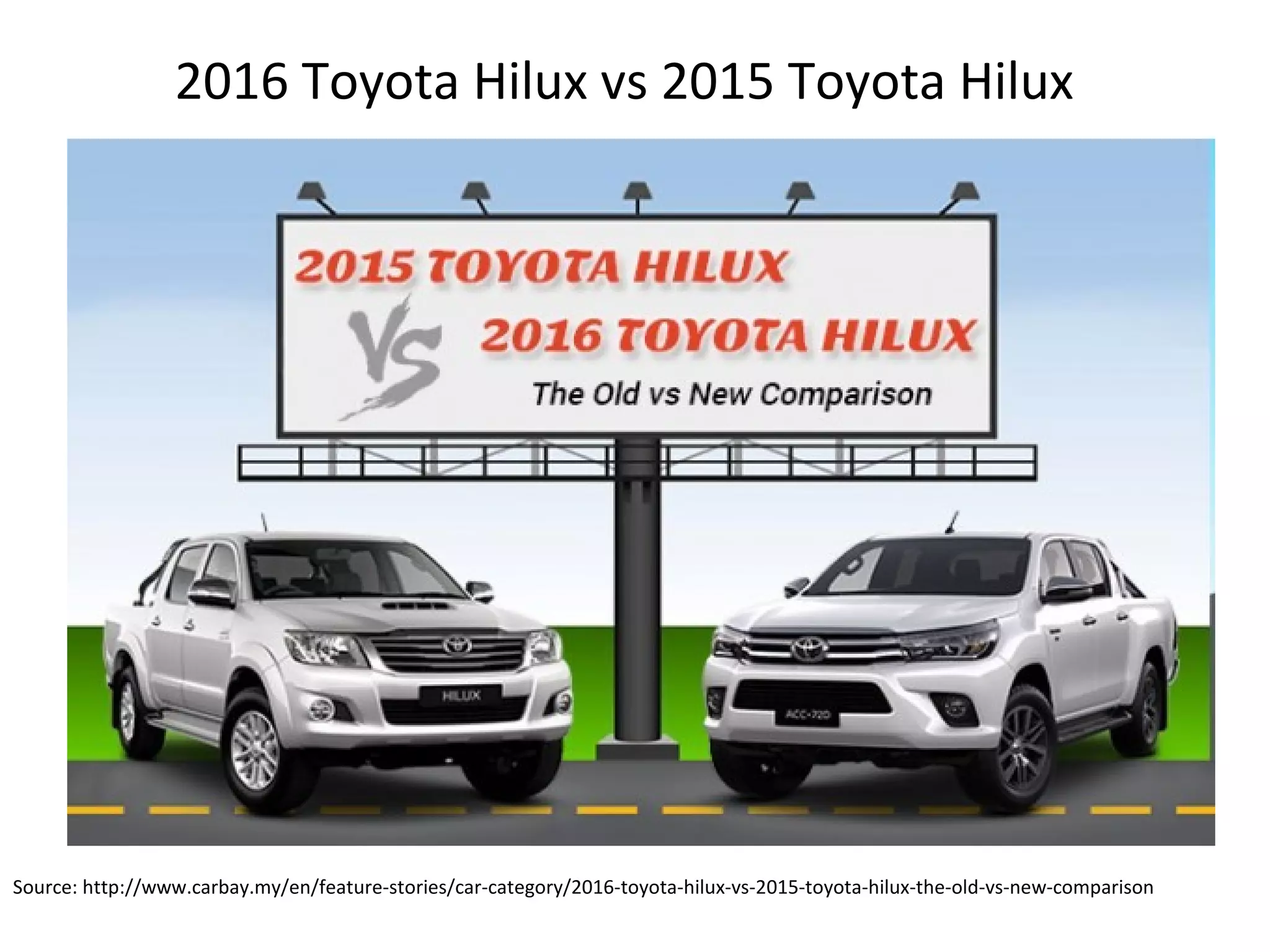 2016 Toyota Hilux vs 2015 Toyota Hilux - The Old vs New Comparison | PPT