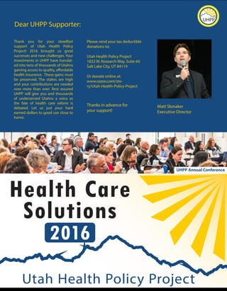 UHPP 2016 Annual Report | PDF