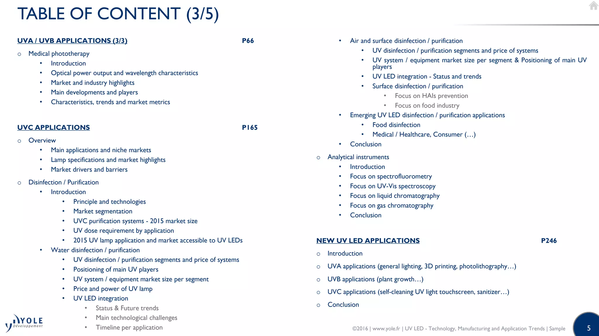 UV LEDs - Technology, Manufacturing and Application Trends 2016 Report ...