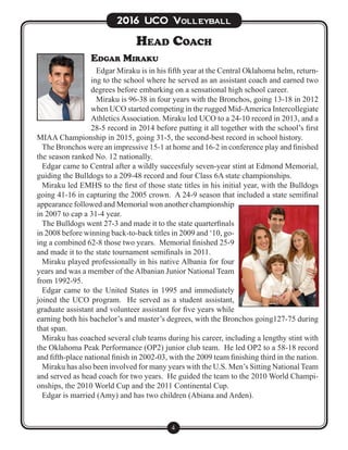 2016 Volleyball Media Guide | PDF