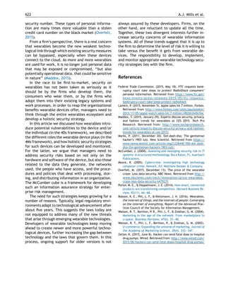 Wearing safe: Physical and informational security in the age of the ...