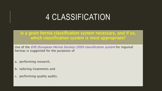 2016 world guidelines for groin hernia management: The HerniaSurge ...