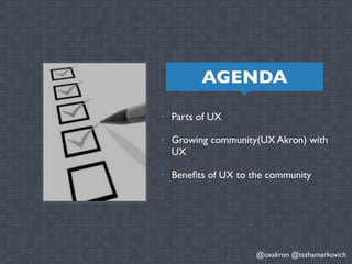 Growing a Community Using User Experience Design | PPT