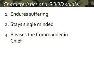 Every member a good soldier of Jesus Christ | PPTX