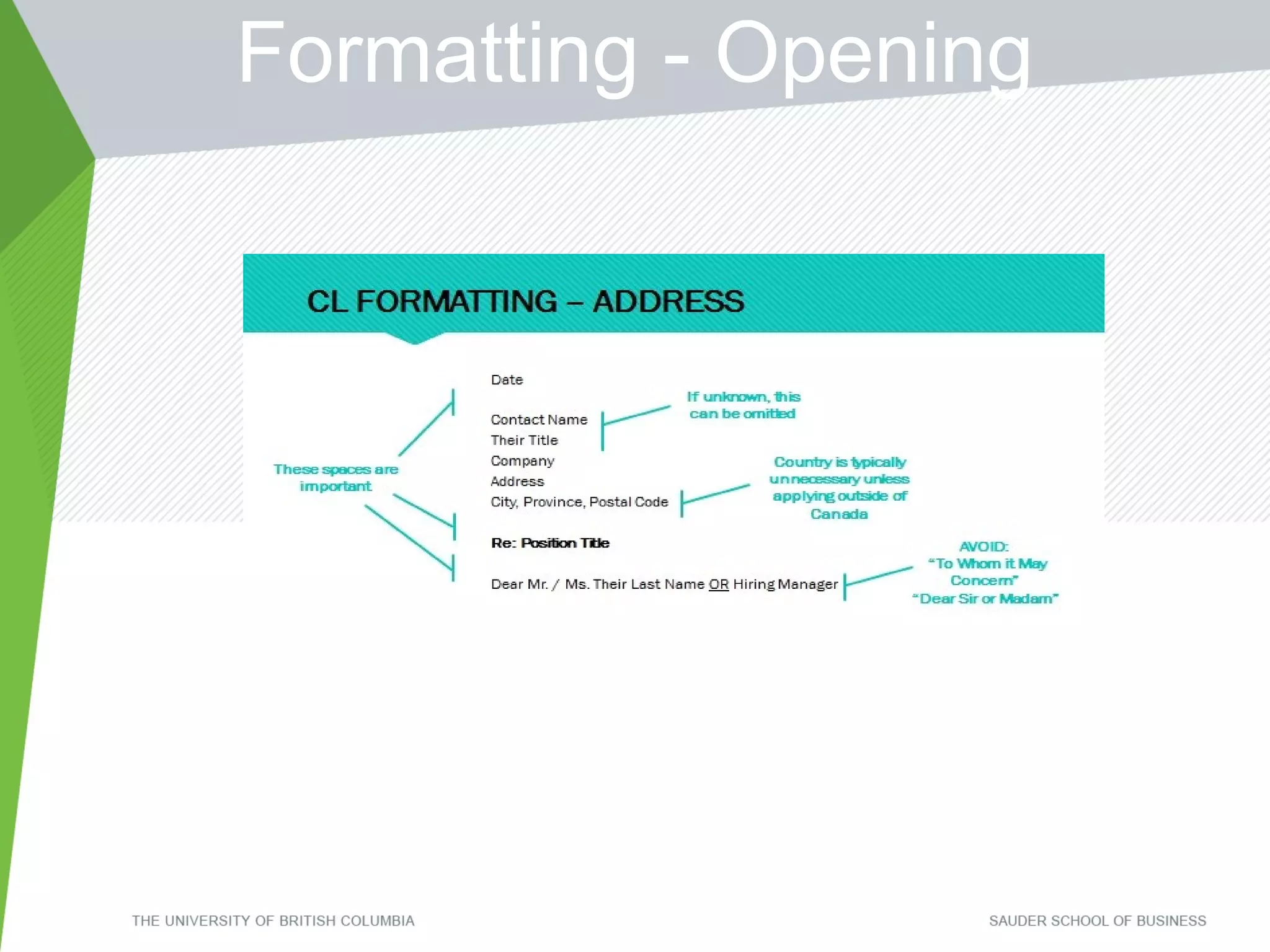 BCC Competitive Cover Letters | PPT