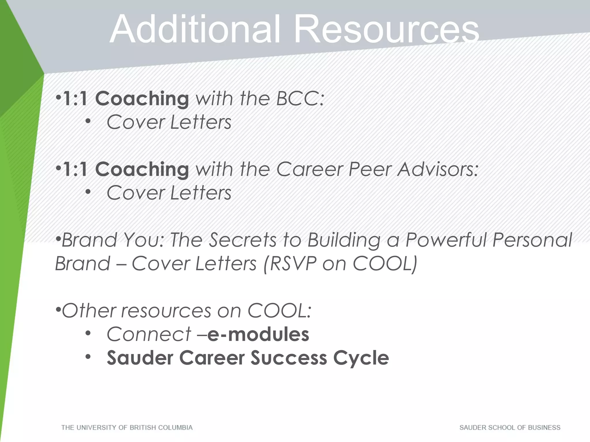 BCC Competitive Cover Letters | PPT