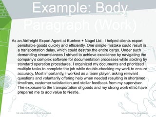 BCC Competitive Cover Letters | PPT