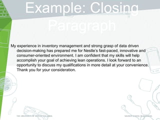 BCC Competitive Cover Letters | PPT