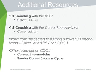 BCC Competitive Cover Letters | PPT