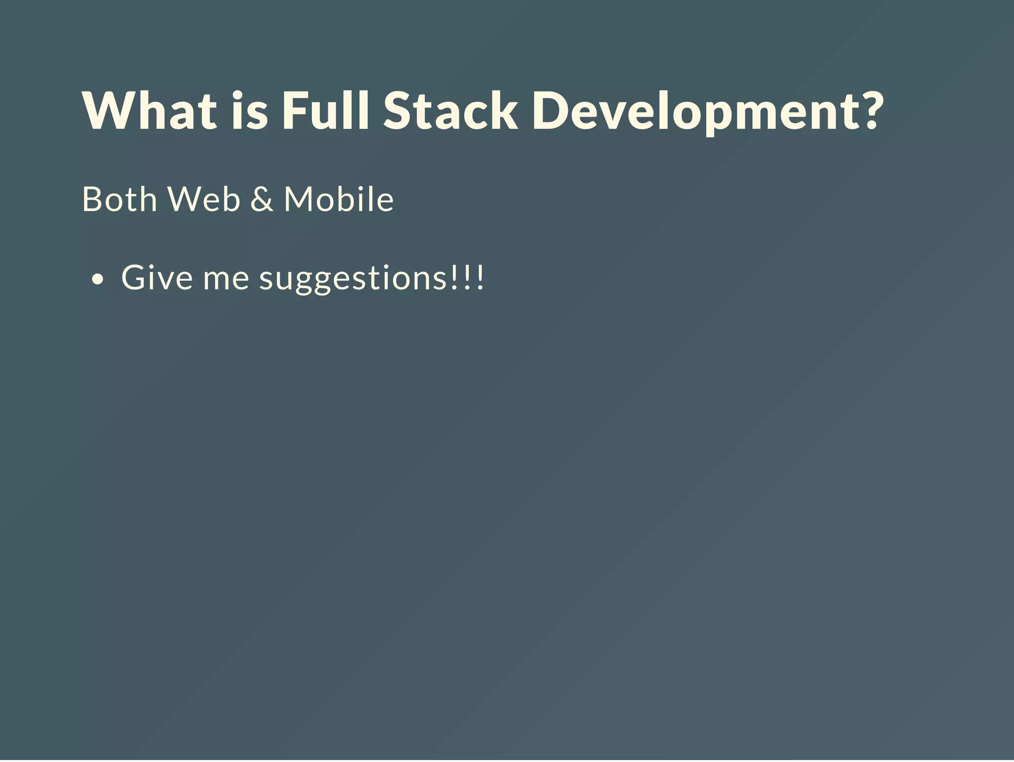 Full-Stack Development | PDF | Programming Languages | Computing