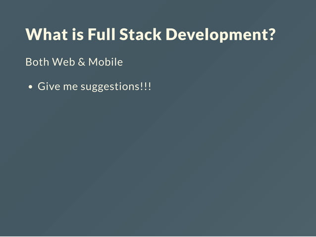 Full-Stack Development | PDF | Programming Languages | Computing