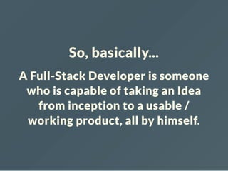 Full-Stack Development | PDF | Programming Languages | Computing