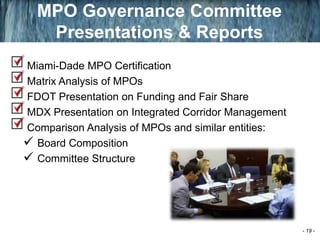MPO Chairman's 2015-2016 Report | PPT