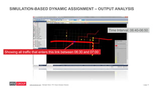 Simulation Based Assignment in PTV Visum - TRB 2017 | PDF