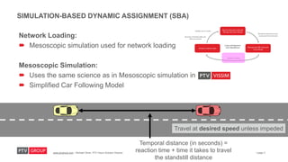 Simulation Based Assignment in PTV Visum - TRB 2017 | PDF