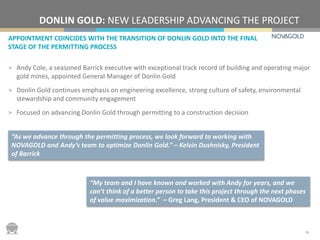 NOVAGOLD Corporate Presentation - February 2017 | PPT