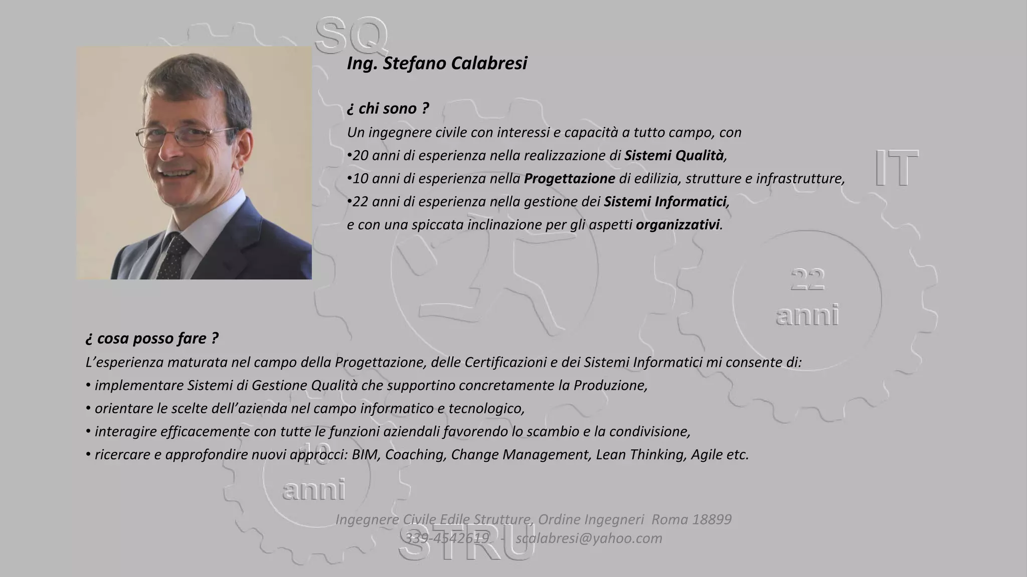 Stefano Calabresi - presentazione | PDF