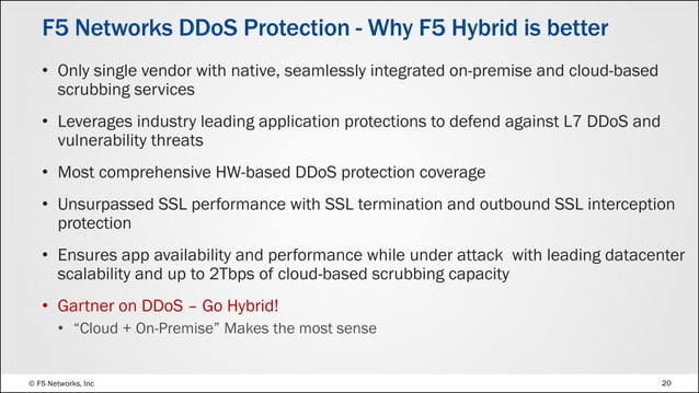 F5 DDoS Protection | PDF | Computer Networking | Computing