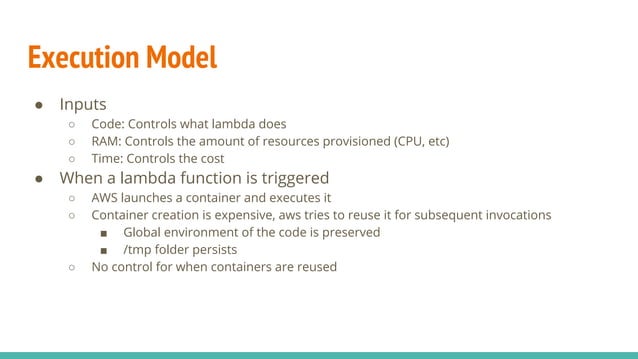 Intro to AWS Lambda | PPT