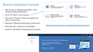 Creating Effective Mobile Applications with IBM Bluemix | PPT