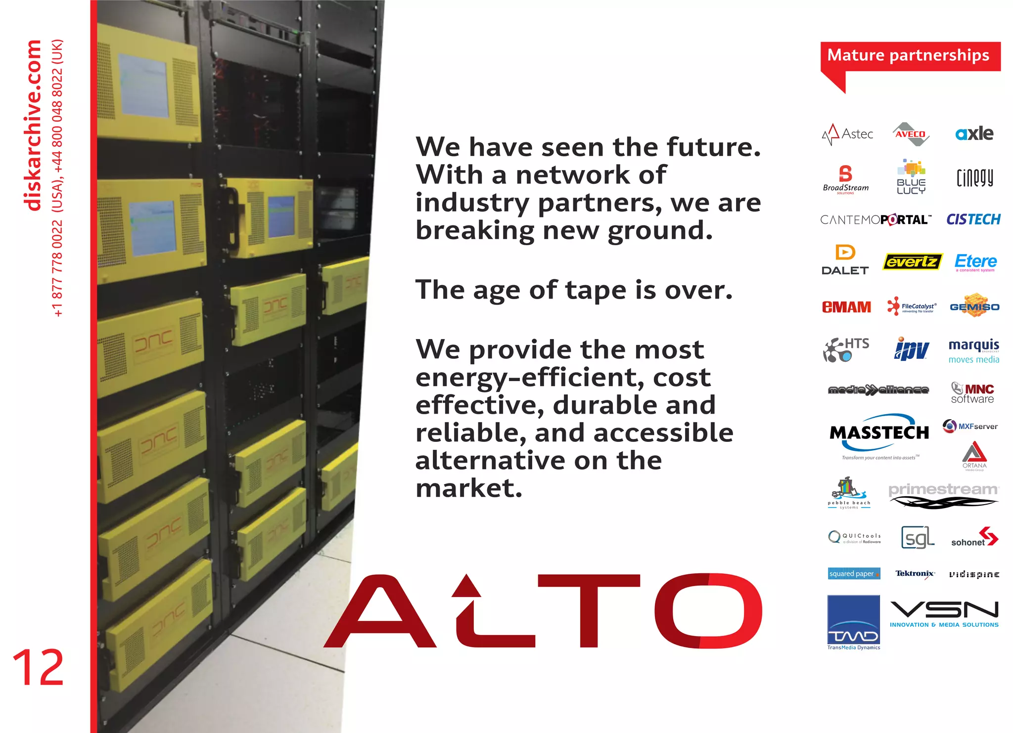 Disk Archive ALTO - Easy, Secure and Affordable Archiving | PDF
