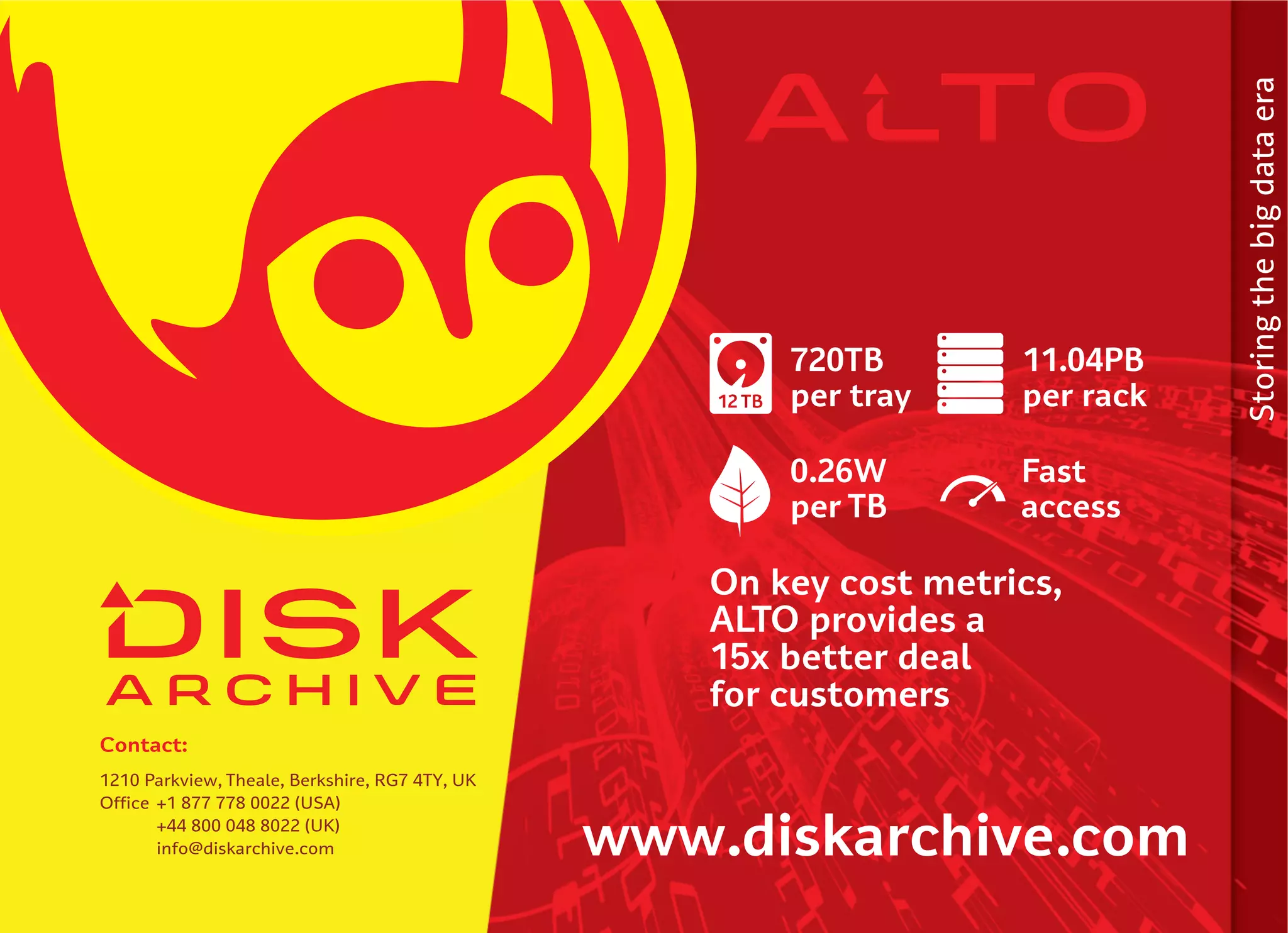 Disk Archive ALTO - Easy, Secure and Affordable Archiving | PDF