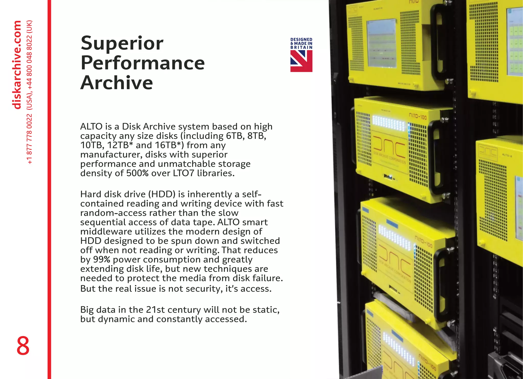 Disk Archive ALTO - Easy, Secure and Affordable Archiving | PDF