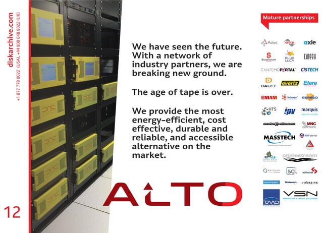 Disk Archive ALTO - Easy, Secure and Affordable Archiving | PPT