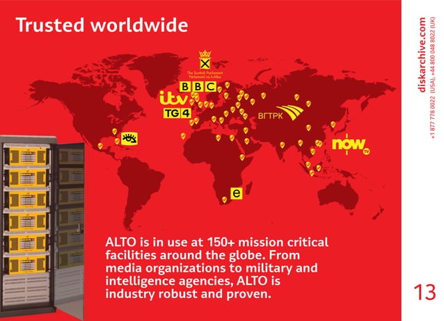 Disk Archive ALTO - Easy, Secure and Affordable Archiving | PPT
