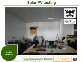 The Centre for Research in Energy and Energy Conservation (CREEC) from ...