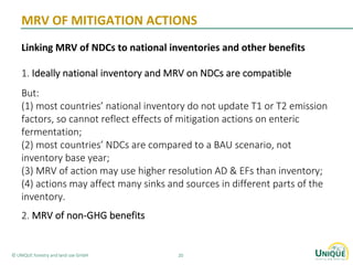 MRV of livestock GHG emissions: Current practices and opportunities for ...