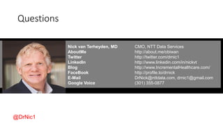 Embracing new technology wearables - Dr Nick van Terheyden | PPT