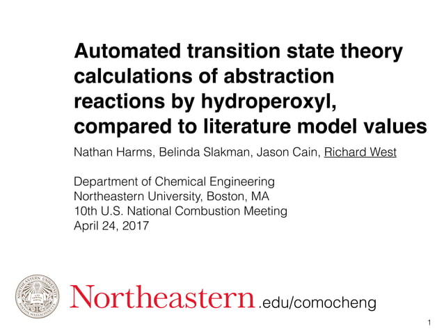 Automated transition state theory calculations of abstraction reactions by hydroperoxyl ...