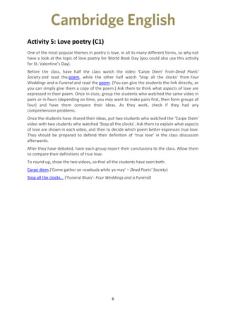 18.04.2017- April Teaching activities - Boat Race & World Book day | PDF